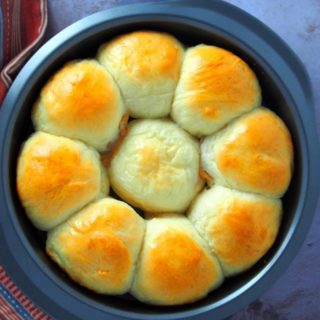 Yema Rolls ( Bread Rolls with Condensed Milk Icing)
