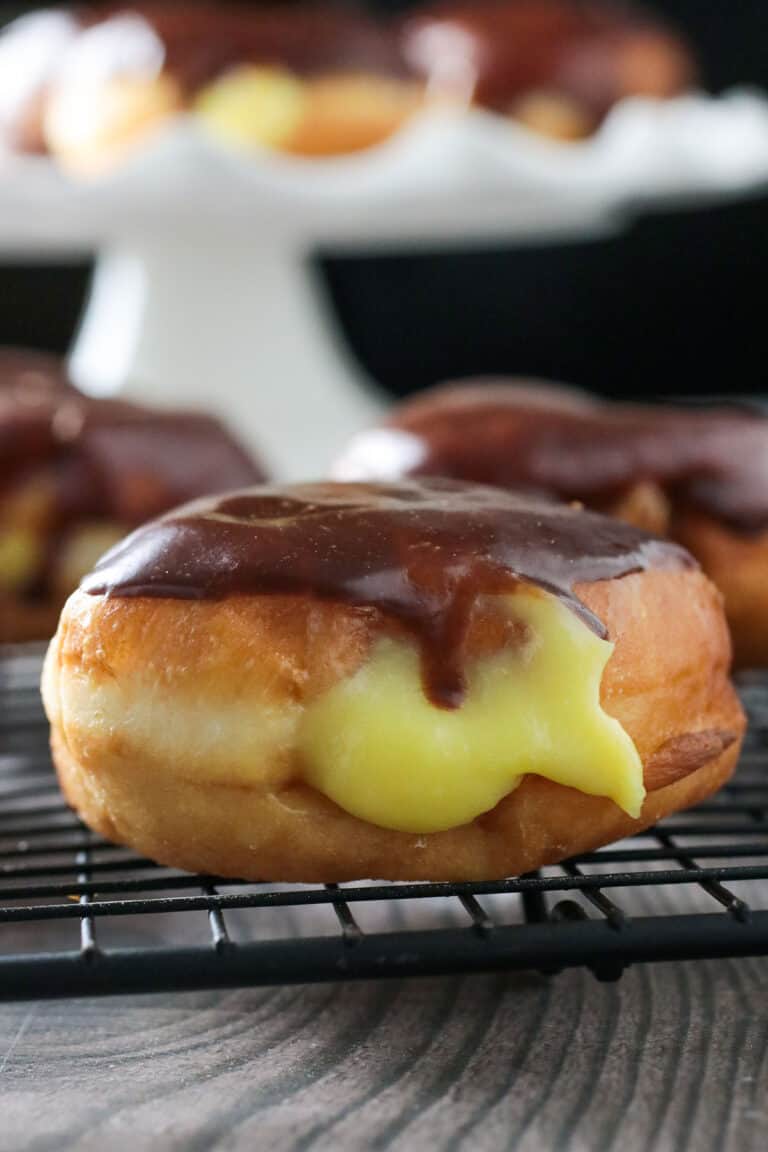 Boston Cream Donuts- A Delicious Homemade Version | Woman Scribbles