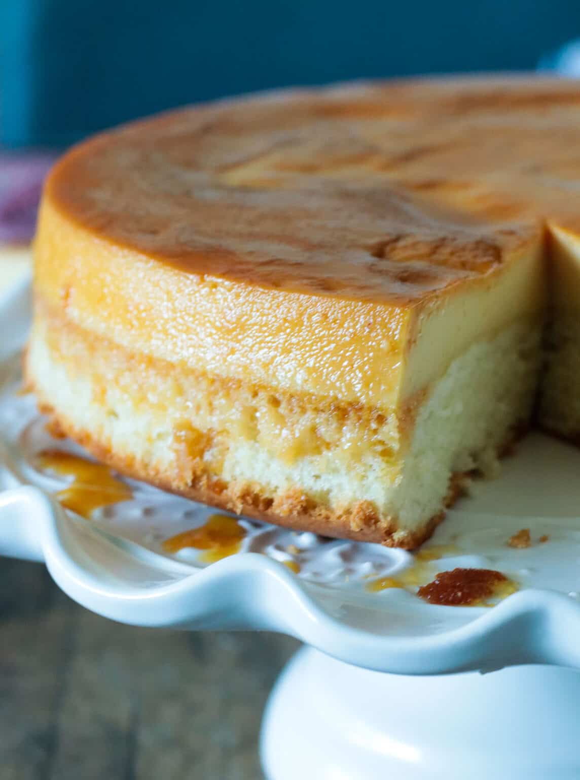 Custard Cake | Woman Scribbles