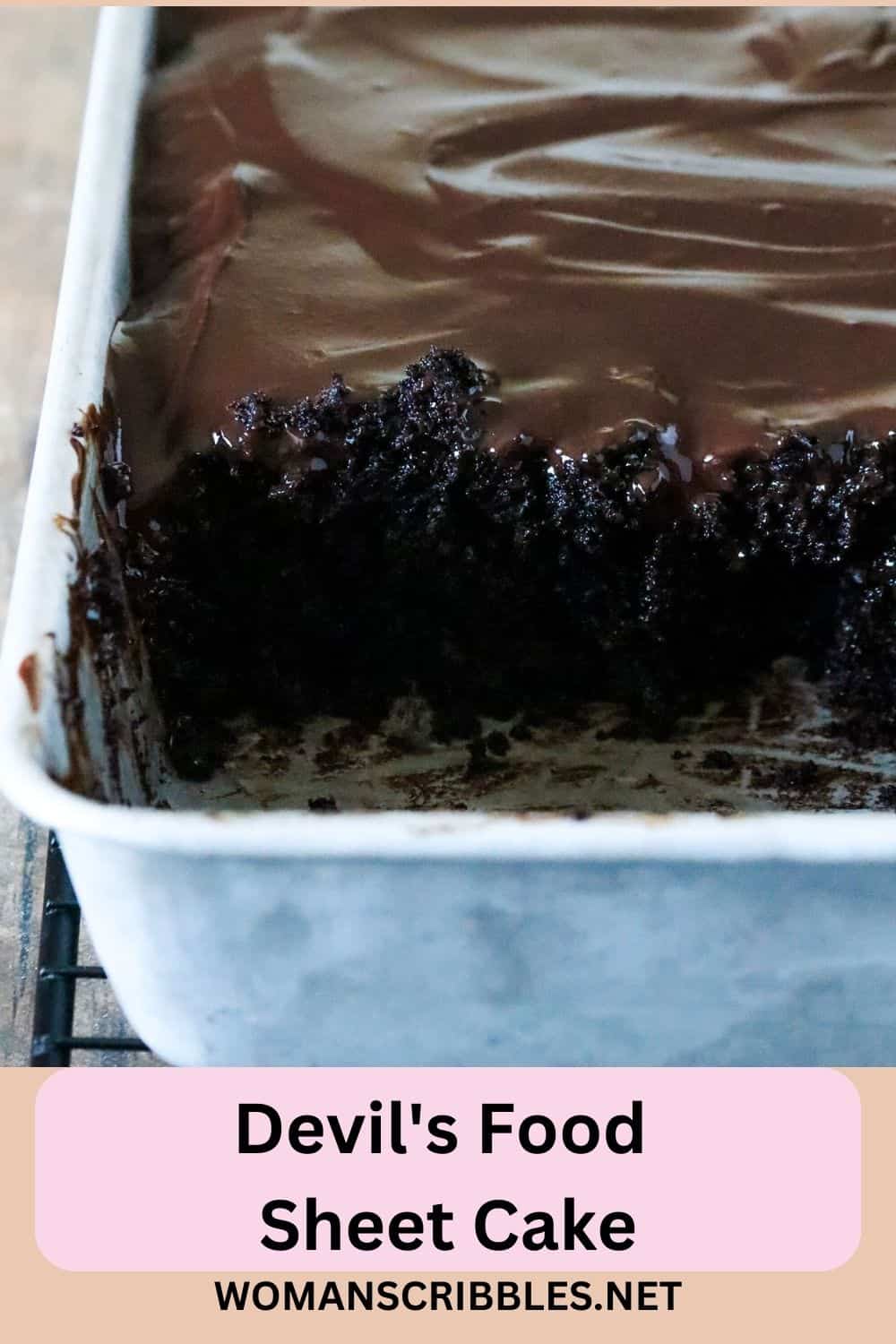 Devil's Food Sheet Cake: Easy and Flavorful Chocolate Cake | Woman ...