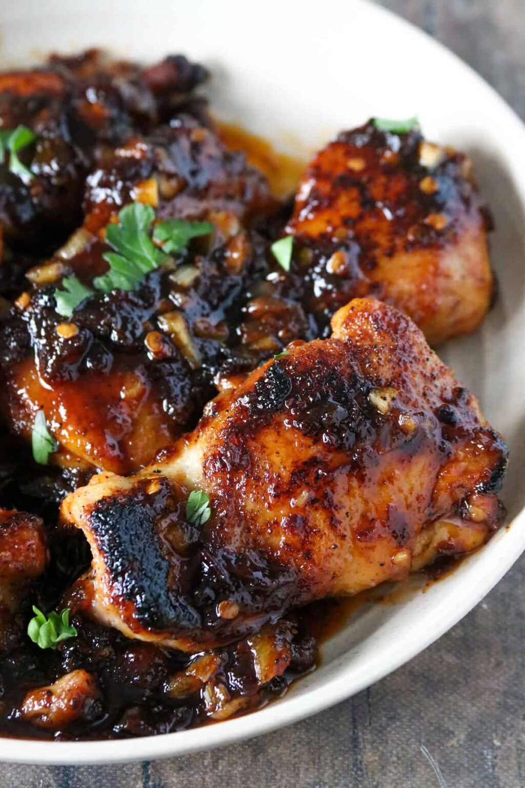 Honey Chipotle Chicken Thighs | Woman Scribbles