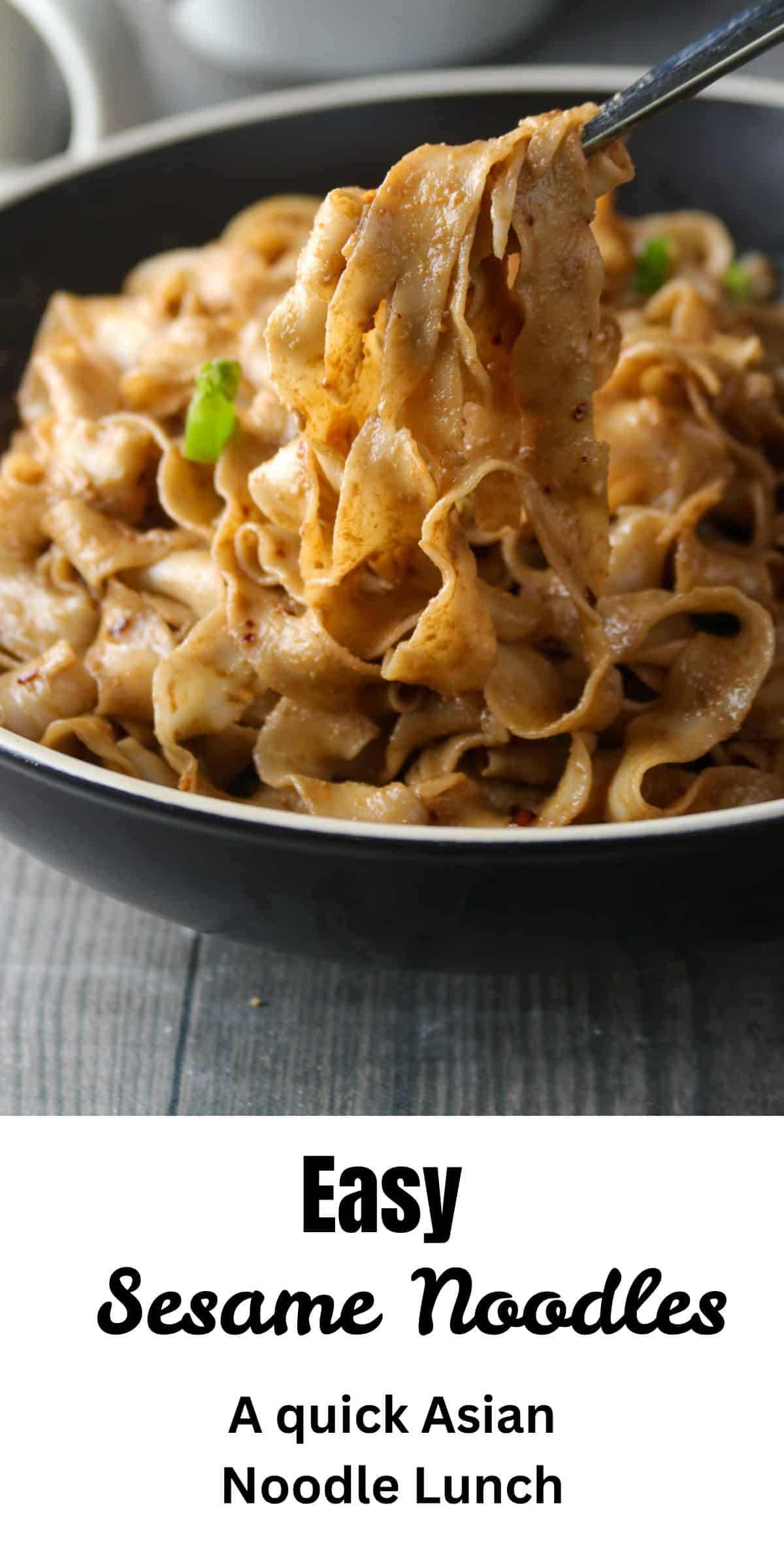 Easy Sesame Noodles | Woman Scribbles